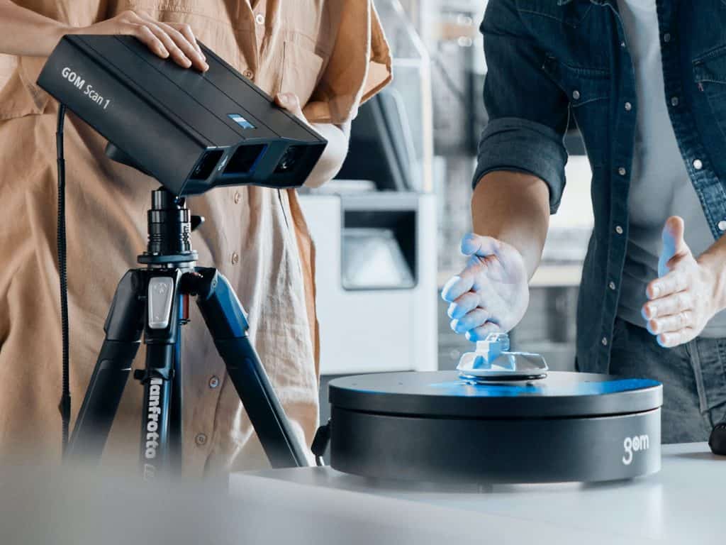 Zeiss GOM Scan 1 เครื่องสแกน 3 มิติขนาดเล็ก เทคโนโลยี Fringe projection
